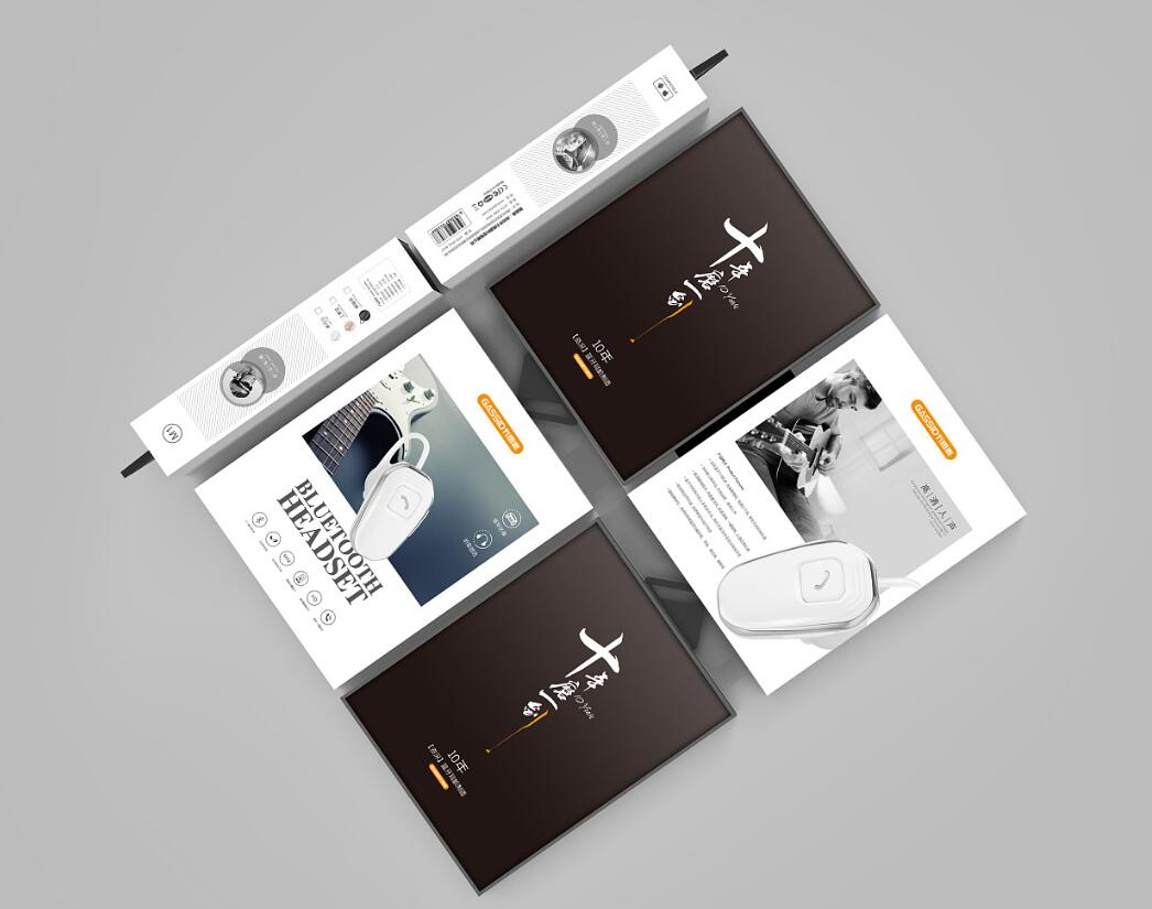 How to pack earbuds? Custom color box of earbuds packaging.